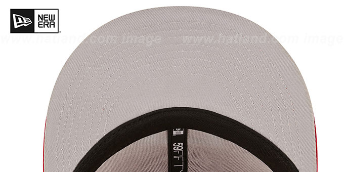 Cincinnati Reds 1990 WORLD SERIES SIDE-PATCH UP Fitted Hat