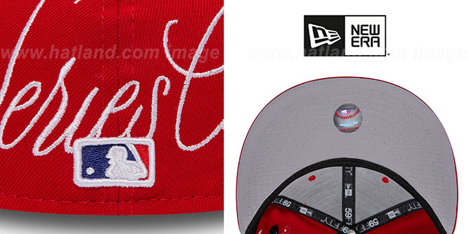 Cincinnati Reds HISTORIC CHAMPIONS Red Fitted Hat by New Era